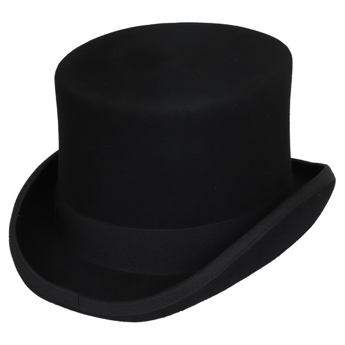 Adults Magician Hat Party Wool Cap Carnivals Black Top Hats Vintage ...
