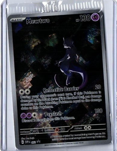 MEWTWO SVP 052 Scarlet Violet 151 Promo Illustration Rare Pokemon Card ...