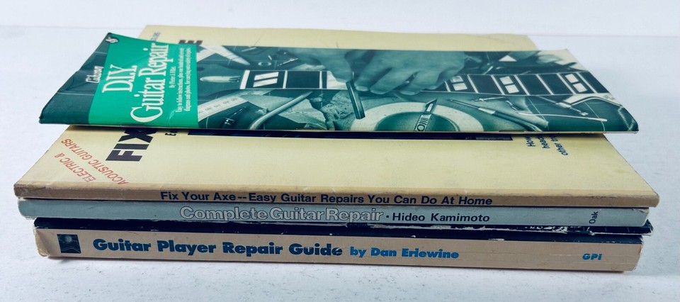 Guitar Repair Books - Fix Your Axe / Repair Guide / Identification | eBay
