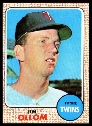 Jim Ollom 1968 Topps #91 VG/EX-EX No Crease | eBay