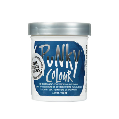PUNKY 1414 COLOUR SEMI PERMANENT - MIDNIGHT BLUE - 100ML JAR | eBay