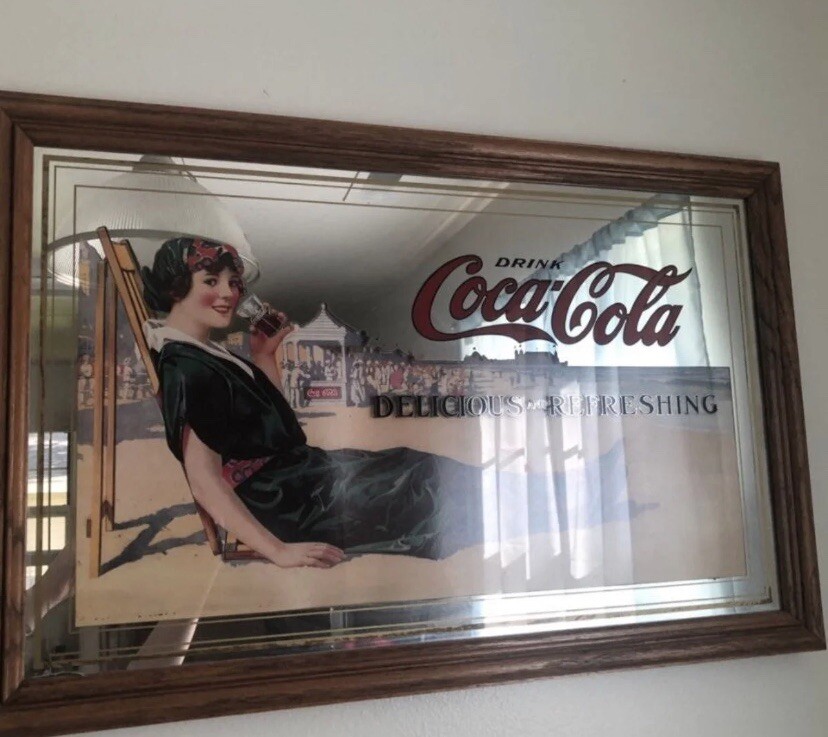 Vintage Coca Cola Mirror | eBay