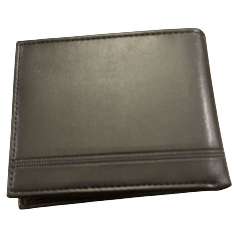 Perry Ellis Men's Black RFID Bifold Passkey Wallet NWT | eBay