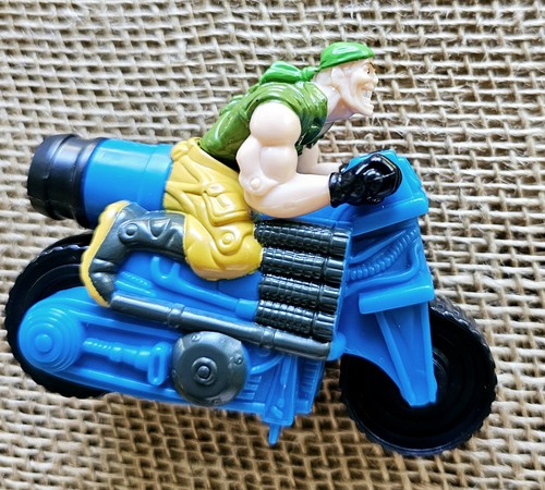 Vintage 1998 Small Soldiers Nick Nitro Cycle Pull Back Toy Burger King ...