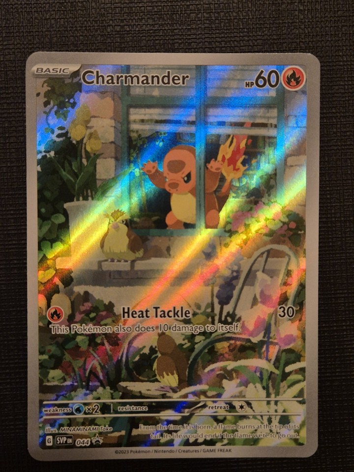 Charmander 044 SVP Obsidian Flames ETB Black Star Promo Pokémon TCG ...