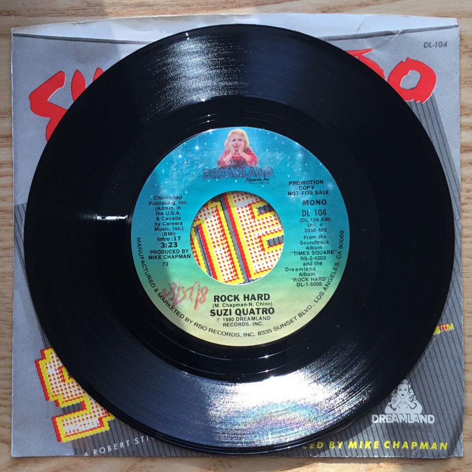 Suzi Quatro - Rock Hard (45 RPM, 1980) Dreamland Records PROMO Original ...