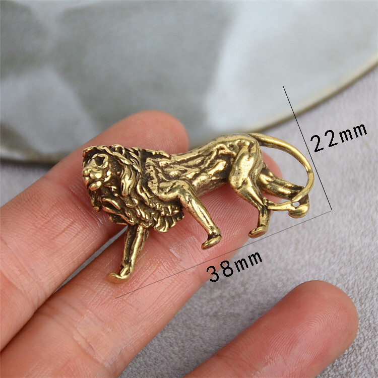 Solid Brass Figurine Statue Animal Figurines Desk Home Ornament Gift ...