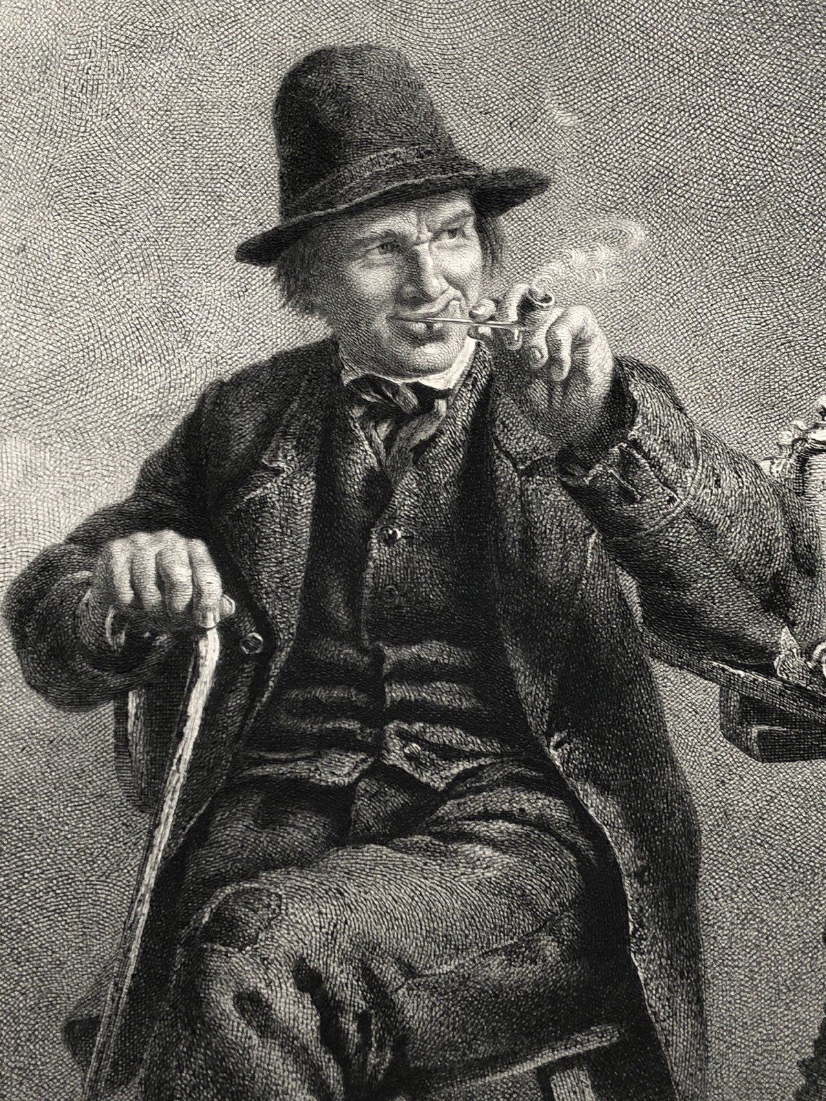 Etching E Poppy After August Rieper In The Hofbräuhaus Portrait Genre ...