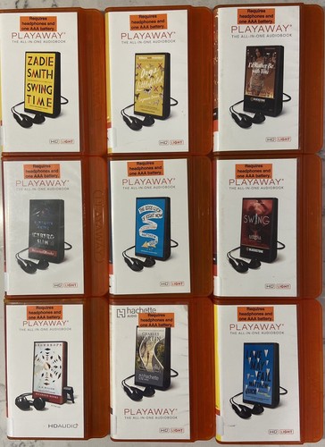 9 PLAYAWAY AUDIO BOOKS ~ EX LIBRARY | eBay