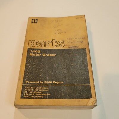 Manuals & Books - Caterpillar 140G