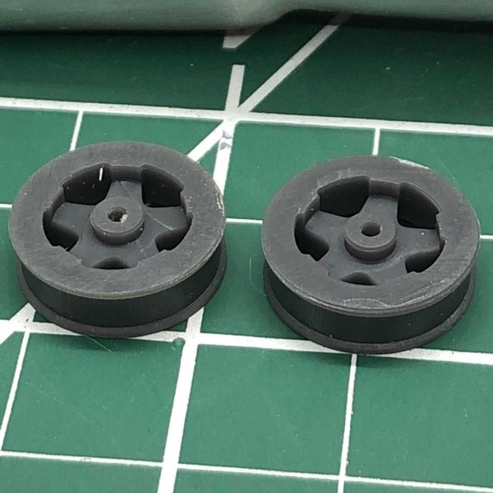 2) 3D Printed Motor Wheel FLY 70’s Pro Stock FRT WHEELS 1/24 LBR Model ...