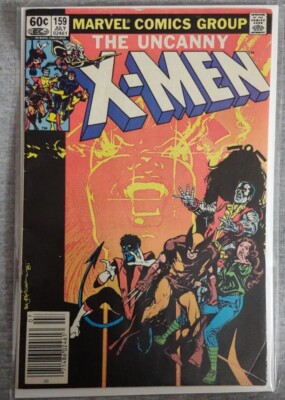 The Uncanny X-men #159 Newsstand 1982 Storm - Dracula - Wolverine | eBay