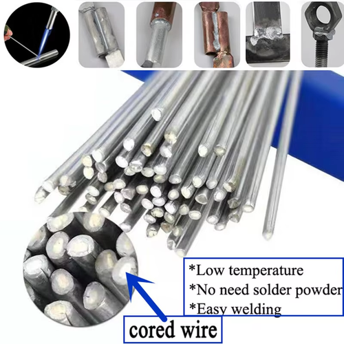 10Pcs Low Temperature Melt Aluminum Welding Rods Weld Bars Cored Wire ...