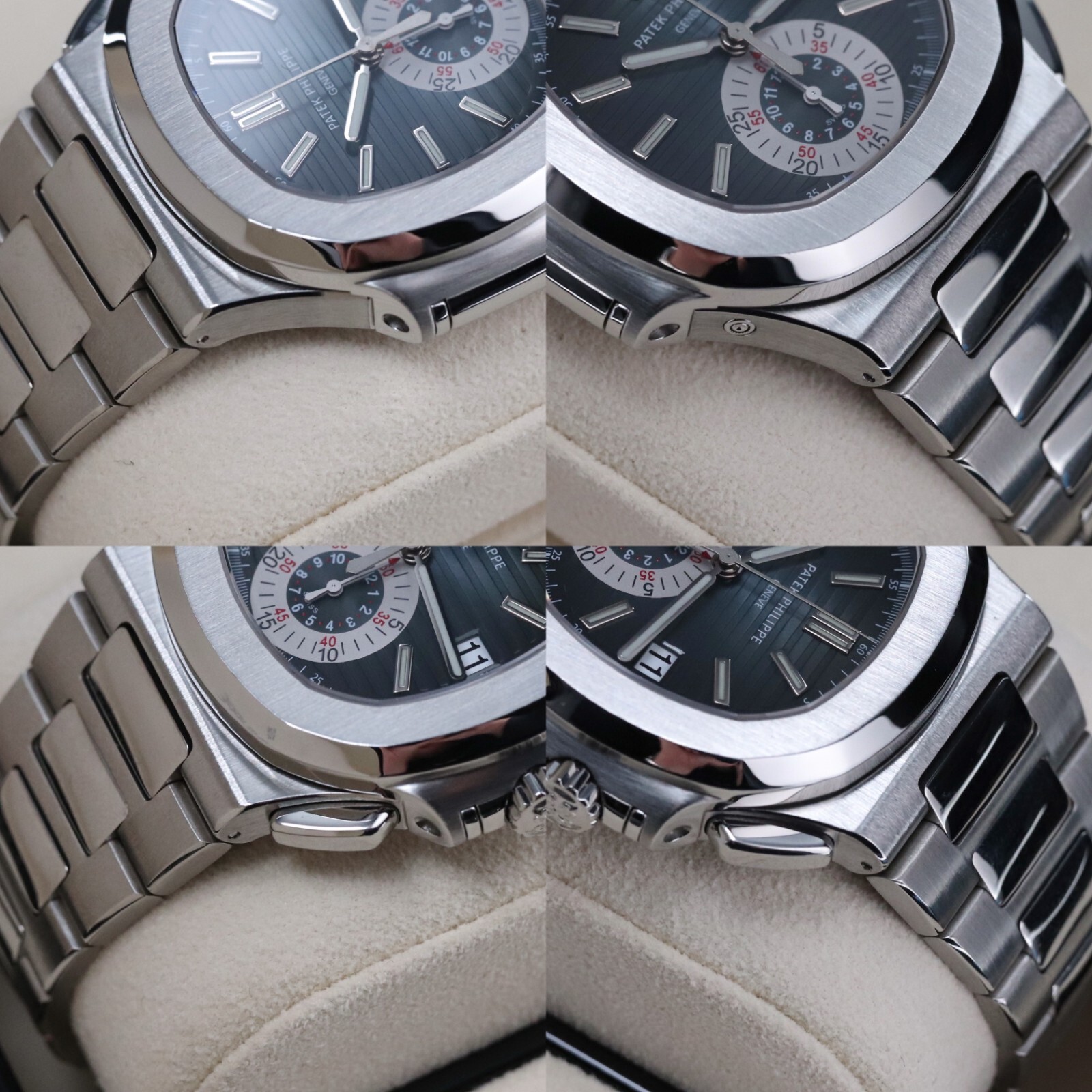 Patek Philippe Nautilus 5980/1A-001 Gradient Blue Dial Steel Bracelet ...