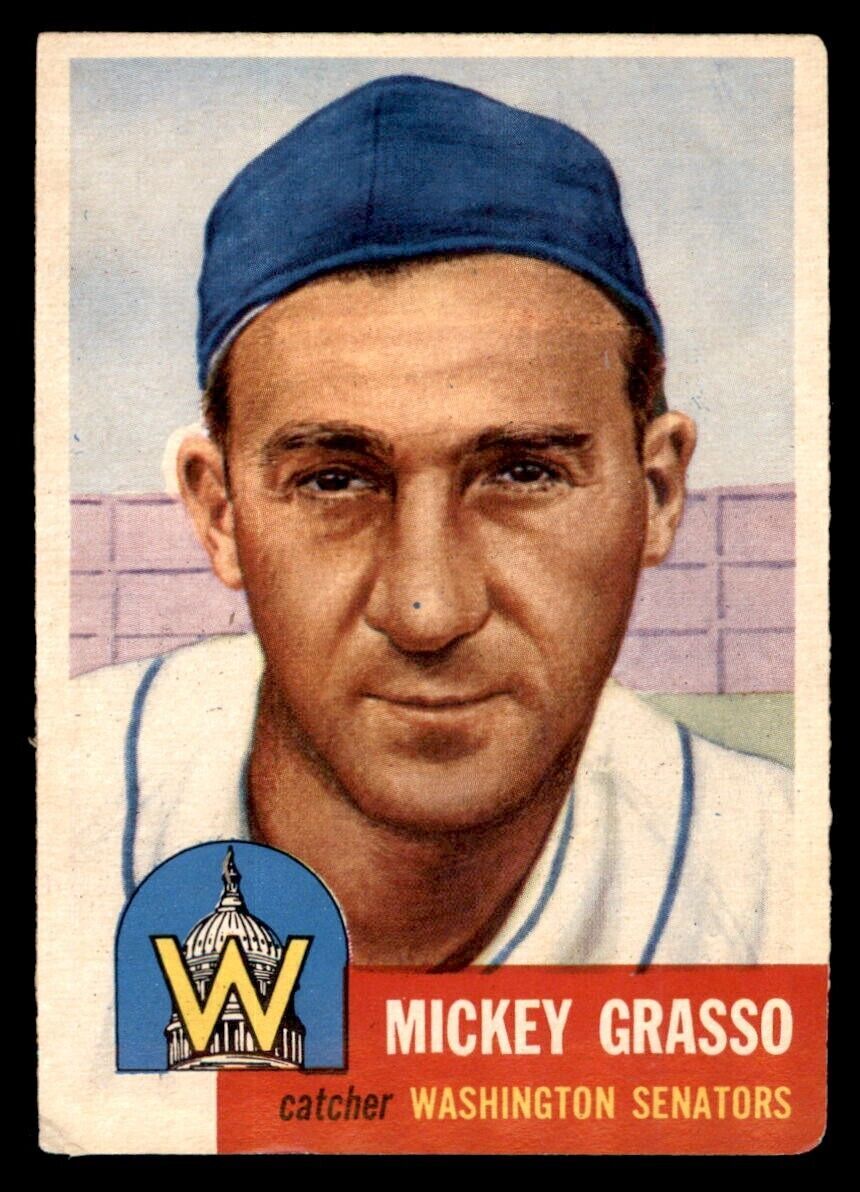 1953 Topps Baseball #148 Mickey Grasso VG | eBay