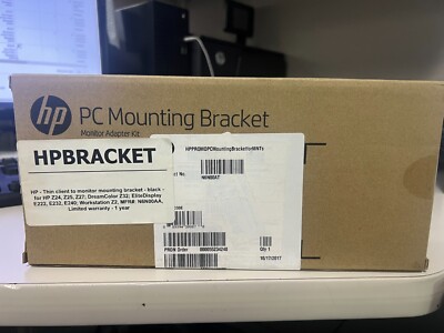 HP PC Mounting Bracket - Monitor Adapter Kit (N6N00AA) | eBay