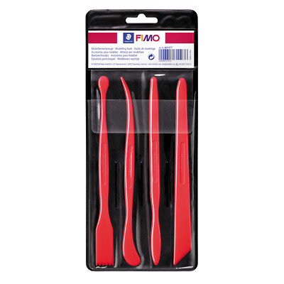 Original FIMO® Plastic Modelling Tools (4 pcs) for shaping modelling ...