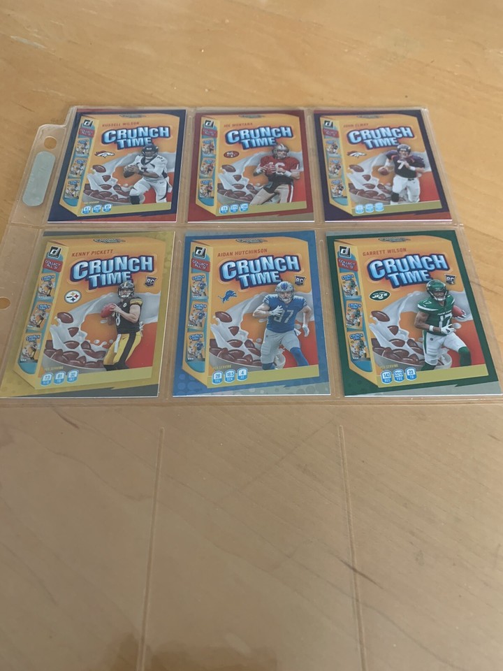 2022 Donruss Football Crunch Time Complete 15 Cards Brady, Mahomes ...