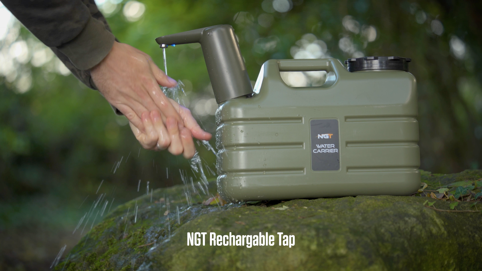 NGT Water Container Tap Carp Fishing Camping USB Auto Water Tap 11L ...