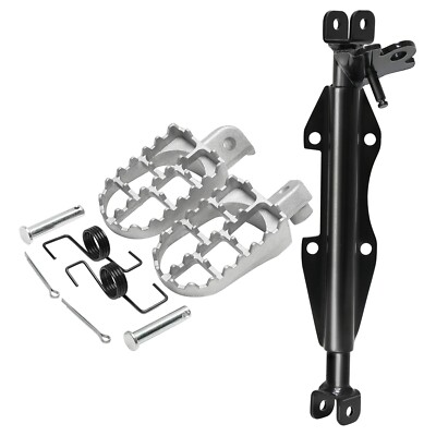Footpegs Foot Rest W/ Mount Bracket Pit Dirt Bike CRF50 CRF70 XR50 ...