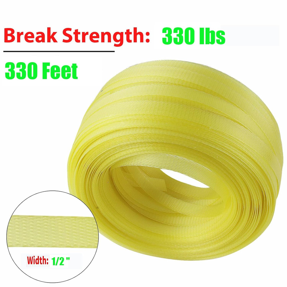 Box Packing Strapping Tool, Polypropylene Pallet/Box Strapping Kit: 330 ...
