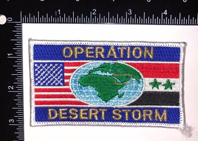 USAF US Air Force Operation Desert Storm USA Iraq Flags Patch | eBay