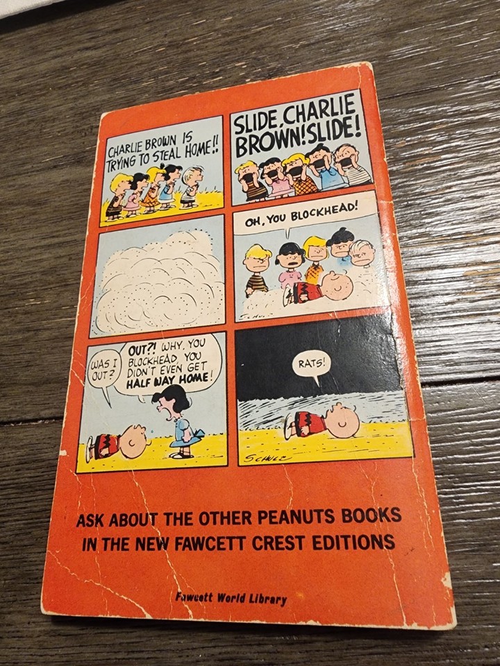 Slide, Charlie Brown! Slide by Charles M Schulz 4x7” comic book | eBay
