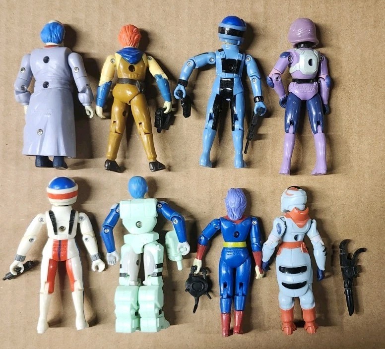 Robotech Vintage 1985 Lot of 8 Action Figures with Weapons, Helmets ...