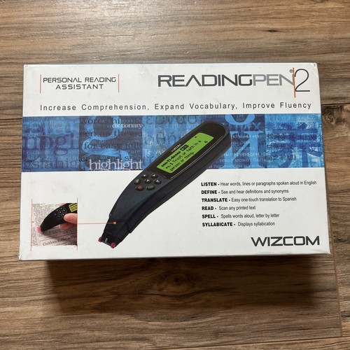 Wizcom READING PEN 2 Portable Personal Reading Assistant Tested ...