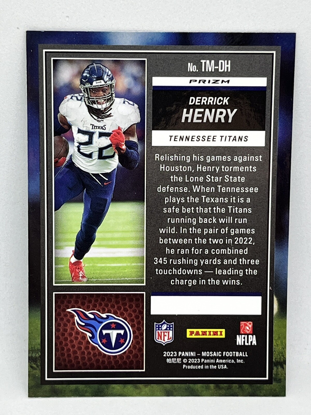 2023 Panini Mosaic Derrick Henry Touchdown Masters Green Mosaic #TM-DH ...