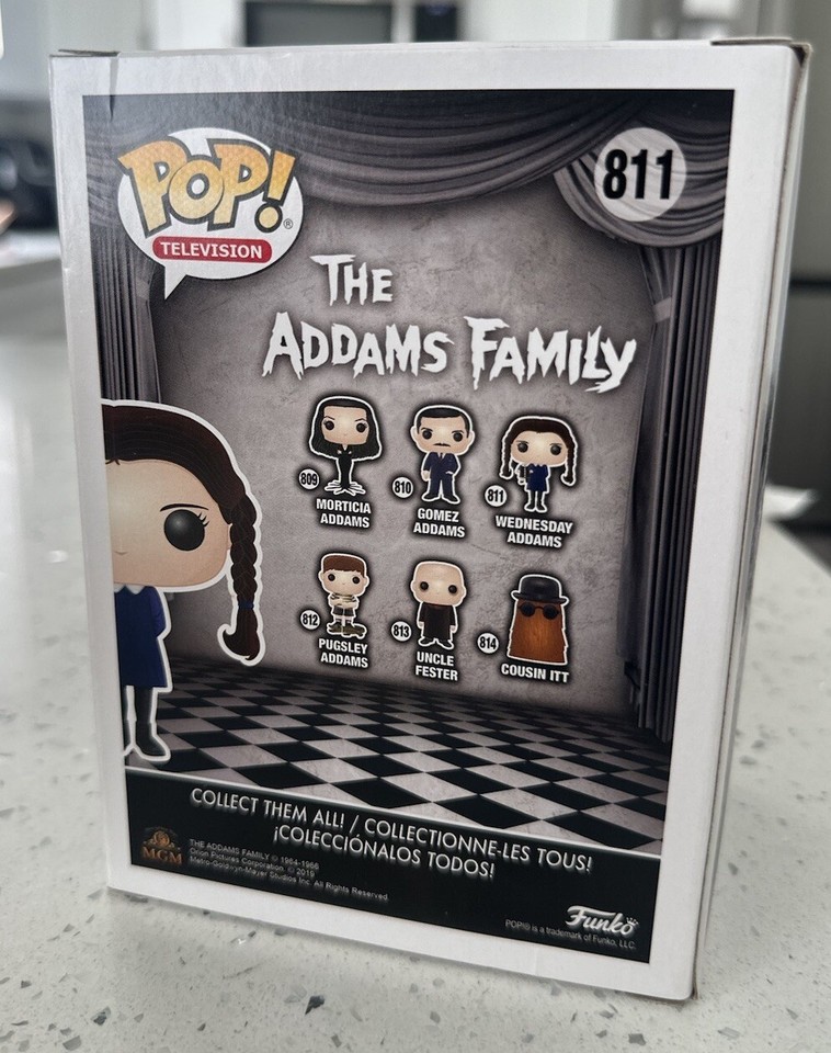 Funko Pop! Addams Family Wednesday Addams 811 Funko Shop Exclusive w ...