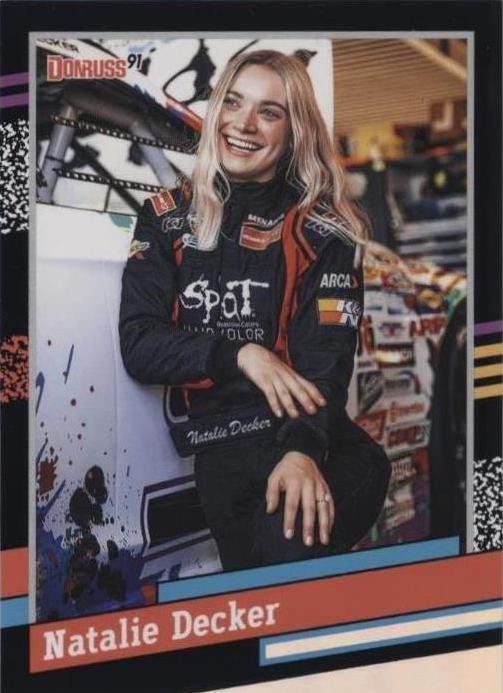 2024 Panini Donruss NASCAR - Retro 1991 Natalie Decker #127 Numbers /53 ...