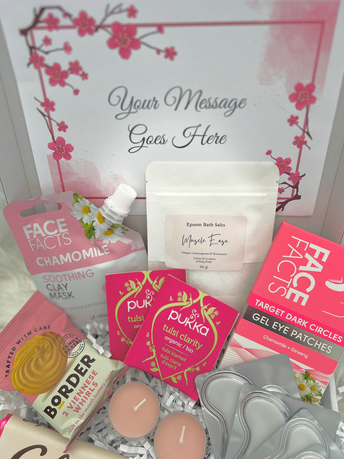 Personalised Birthday Pamper Gift Box for Her Deluxe Self Care Spa ...