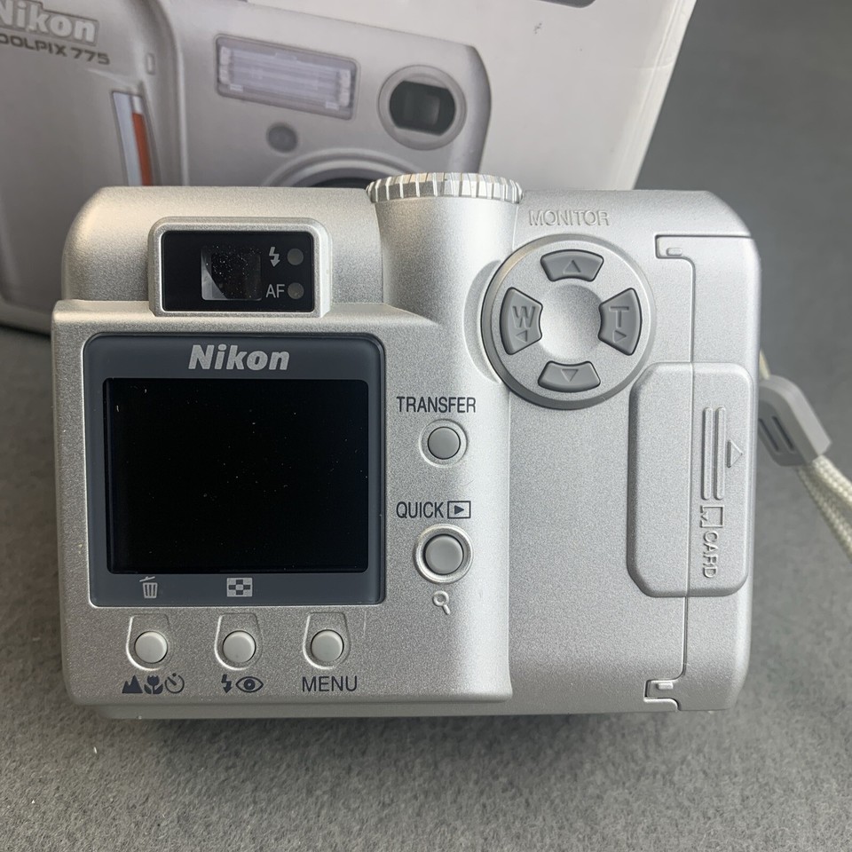 Nikon Coolpix 775 2.1 MP Silver Digital Camera With Charger | eBay