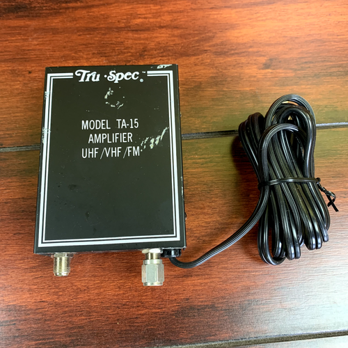 Tru-Spec Model TA-15 Amplifier UHF / VHF / FM ***UNTESTED*** | eBay
