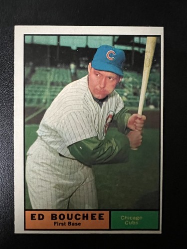 1961 Topps Ed Bouchee #196 Chicago Cubs NM-MT | eBay