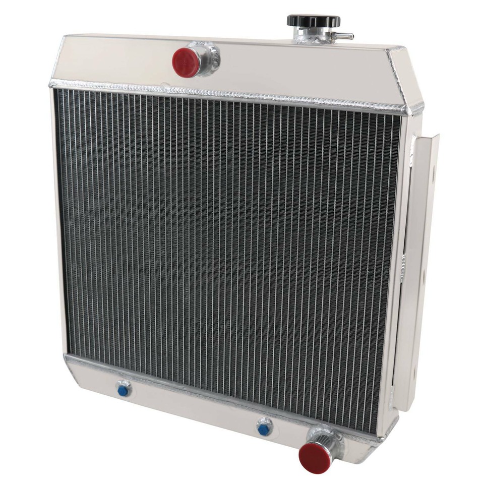 3 Rows Aluminum Radiator For 1955 1956 1957 Chevy Bel-Air Nomad Cars ...
