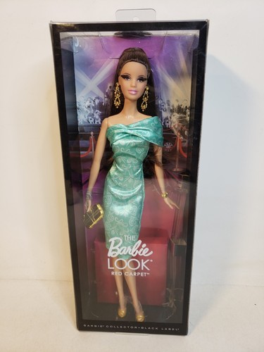 THE BARBIE LOOK RED CARPET BRUNETTE MODEL MUSE DOLL 2013 MATTEL BCP88 ...