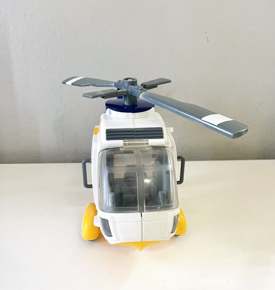 Ocean Rescue Helicopter Winch Propellers 12” Fisher Price Imaginext ...