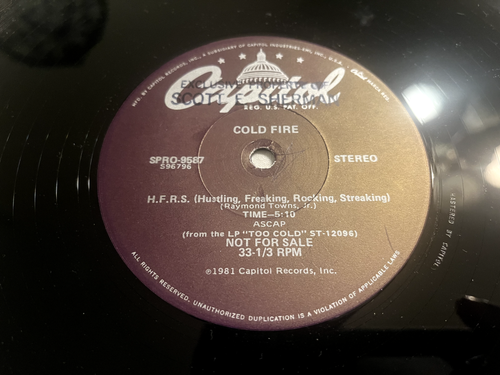T-Connection / Cold Fire – Everything Is Cool / H.F.R.S. Hustling ...