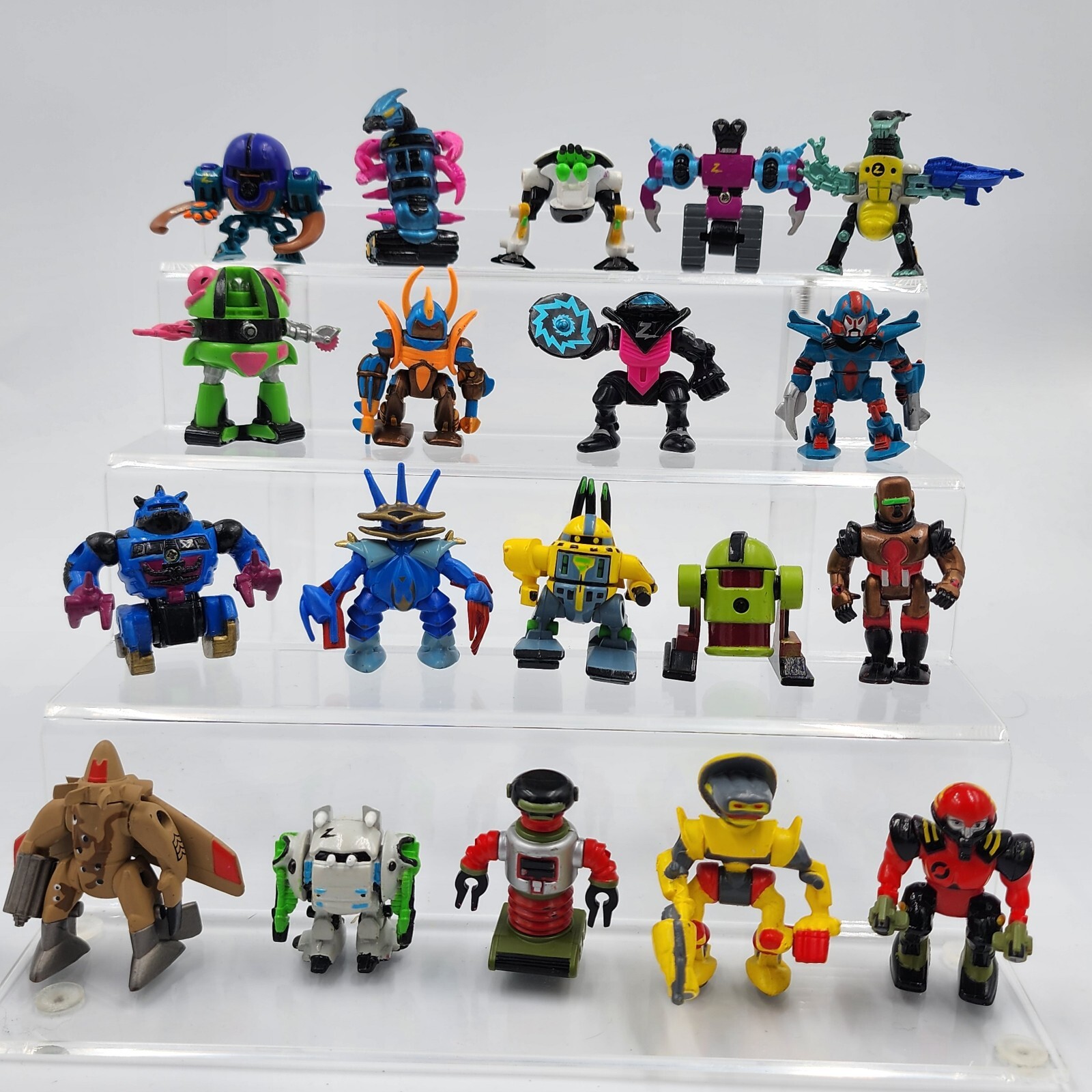 Lot Of 19 Micro Machines Galoob Series Z-Bots Figures Vintage 90's Free ...