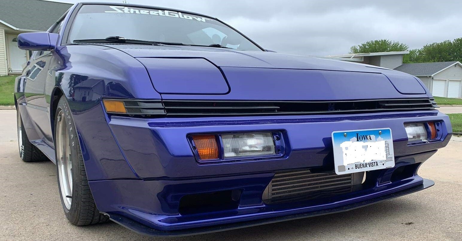 Mitsubishi Starion / Dodge Conquest front air dam spoiler- by Motocam ...