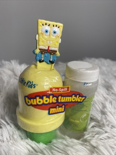 SPONGEBOB SQUAREPANTS NOS Bubble Wand Little Kids 1997 2003 Sealed Rare ...