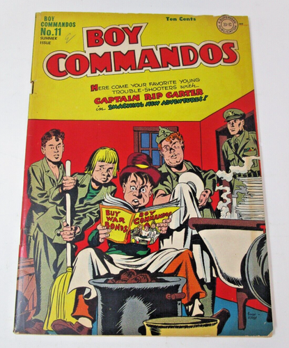 Boy Commandos #11 1945 [FN] Jack Kirby WWII Infinity Cover DC Comics Golden Age | eBay