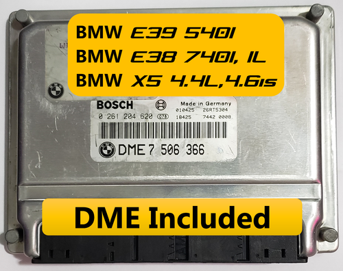 BMW E39 E53 E38 Bosch ME7.2 DME EWS Immobilizer Delete (Standalone DME ...