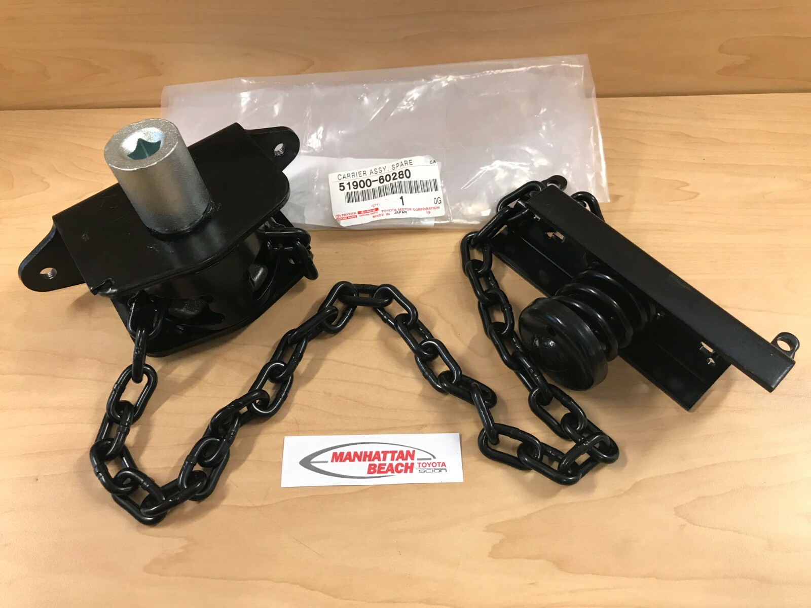 03-09 4RUNNER GENUINE TOYOTA SPARE TIRE CARRIER LIFT 51900-60280 | eBay