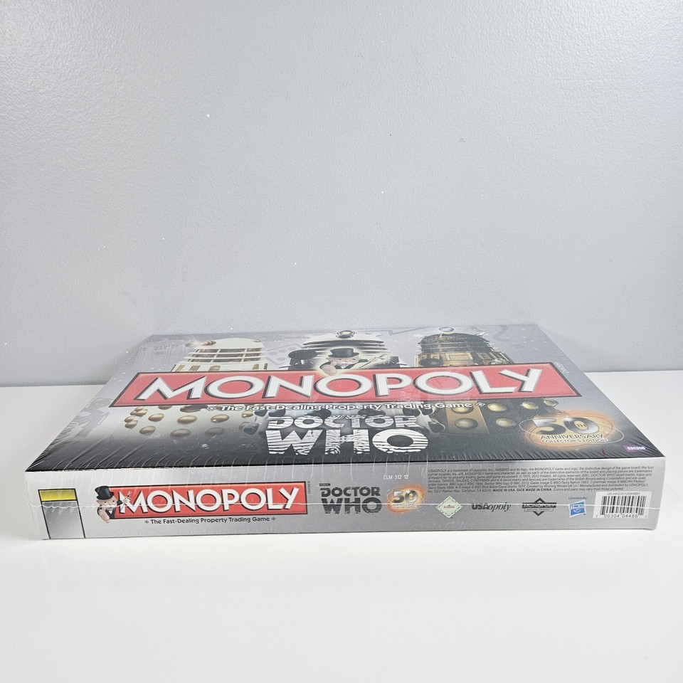 Monopoly - Doctor Who 50th Anniversary Collector's Edition Board Game ...