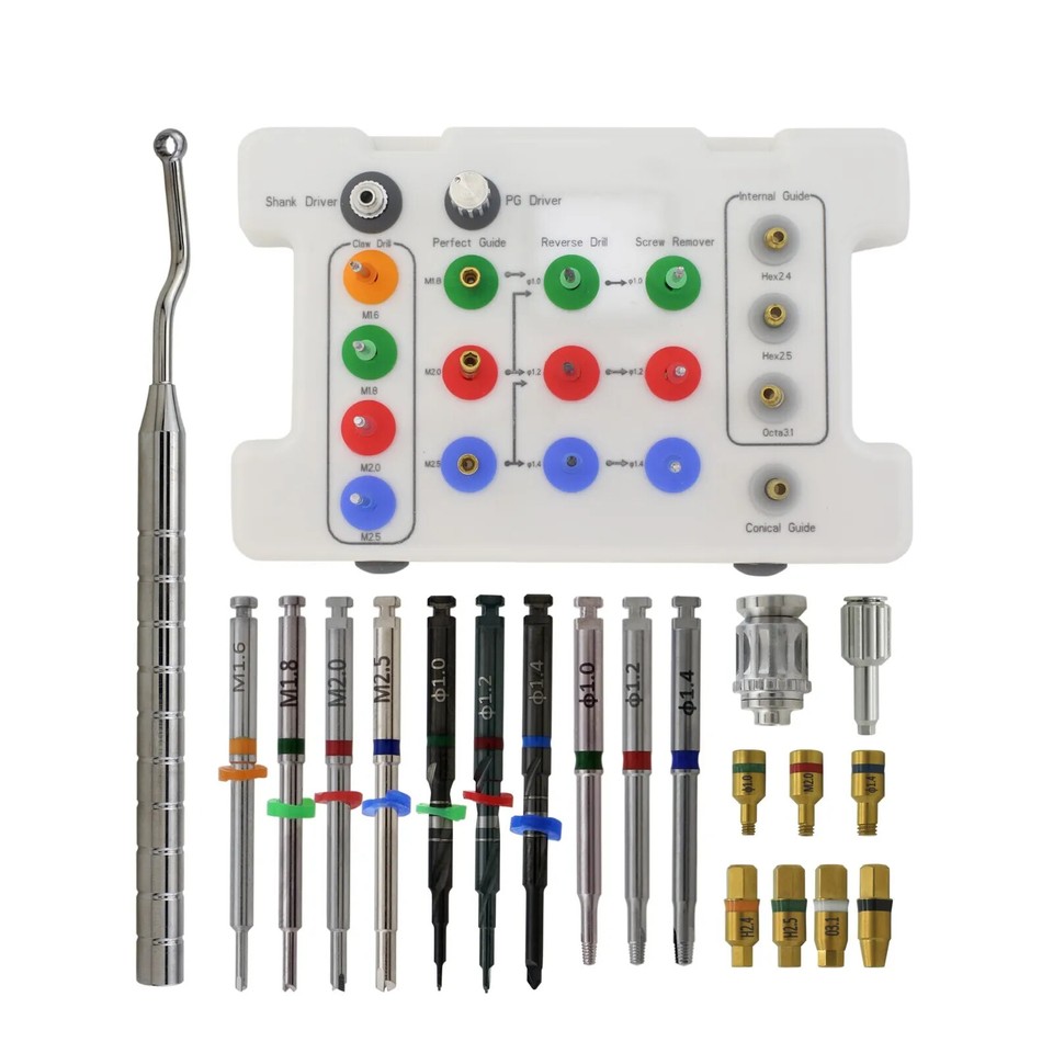 MCT FSRK-02 NeoBiotech SR Implant Fixture & Fractured Screw Removal Kit ...