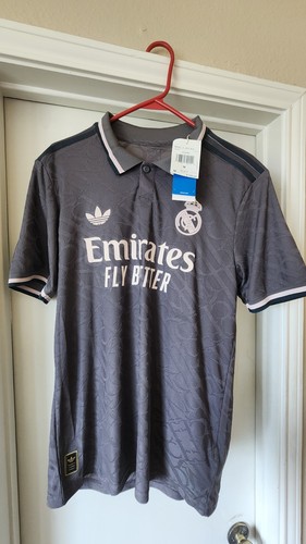 Adidas Real Madrid 24/25 Authentic Third Jersey Size MEDIUM IY1761 New ...