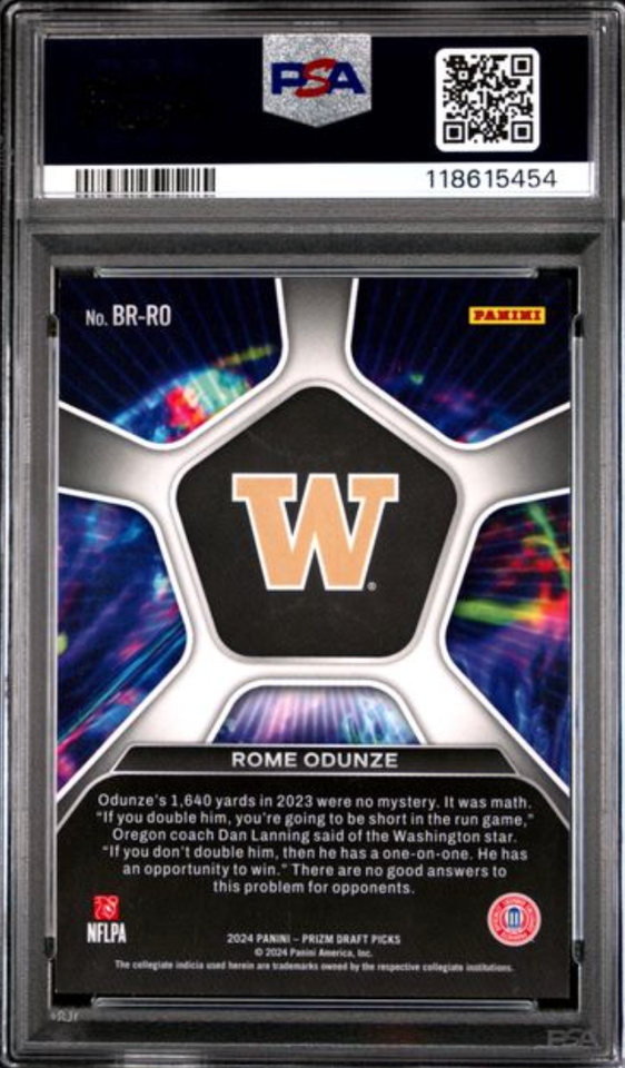 2024 PRIZM DRAFT PICKS #BRRO ROME ODUNZE BRILLIANCE PSA GEM MT 10 | eBay